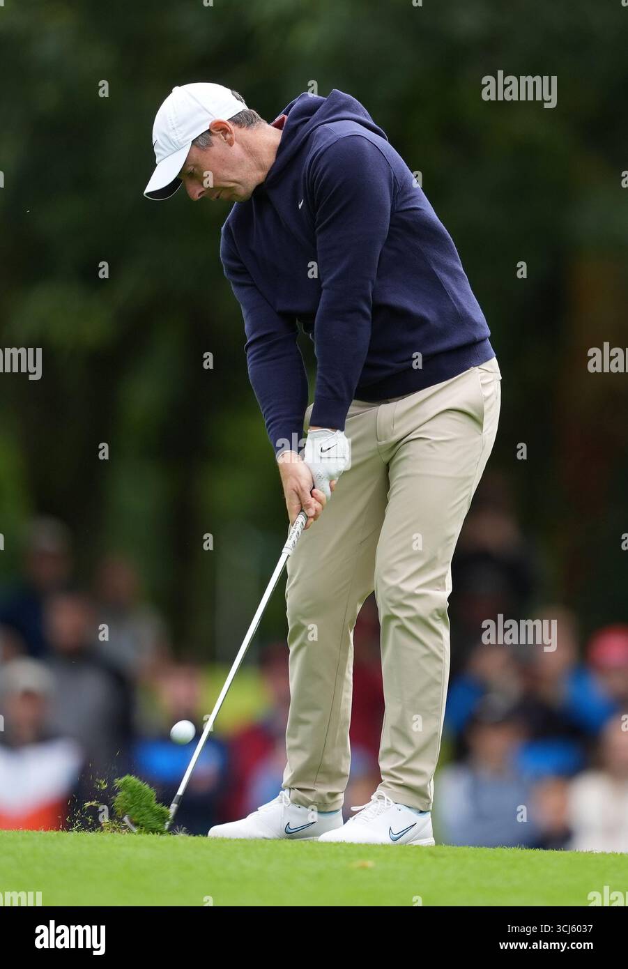 Northern Ireland's Rory McIlroy on the 2nd fairway on day two of the ...