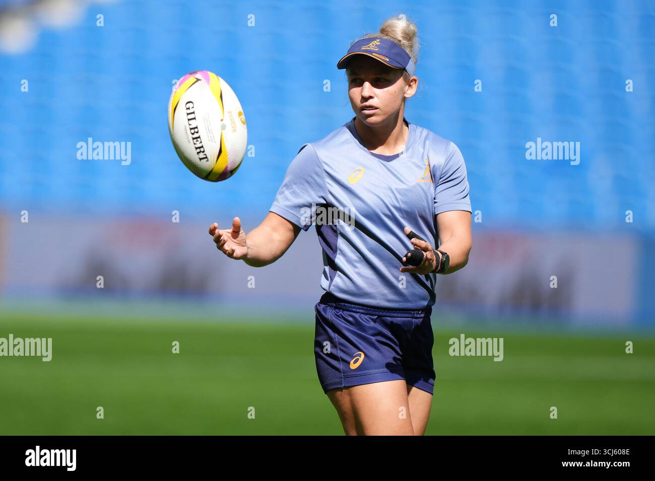 Australia's Georgina Friedrichs during a team run at the Brighton ...