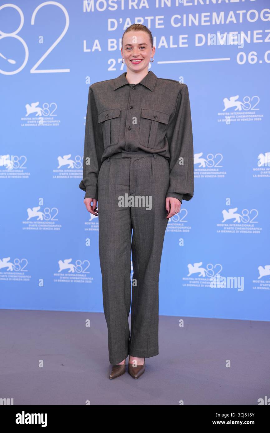 Luna Wedler poses for photographers at the photo call for the film ...