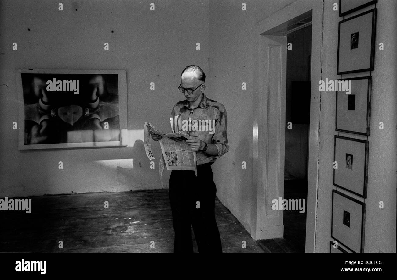 Kunst Mitte Deutschland, Berlin, 19.07.1992, Friedrich Loock, Galerist ...