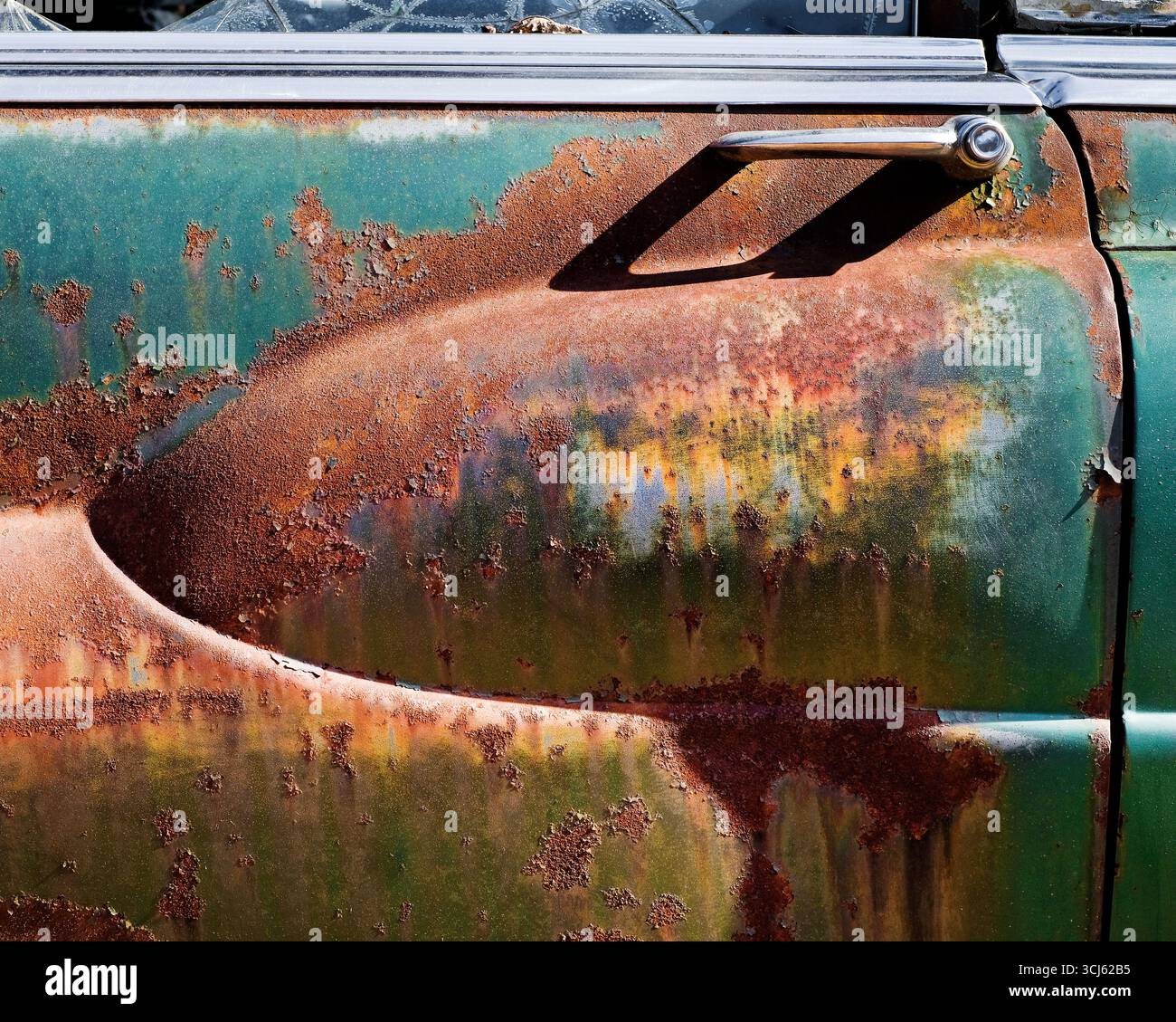 Time peels away the layesrs of this classic American car. Abandoned and ...