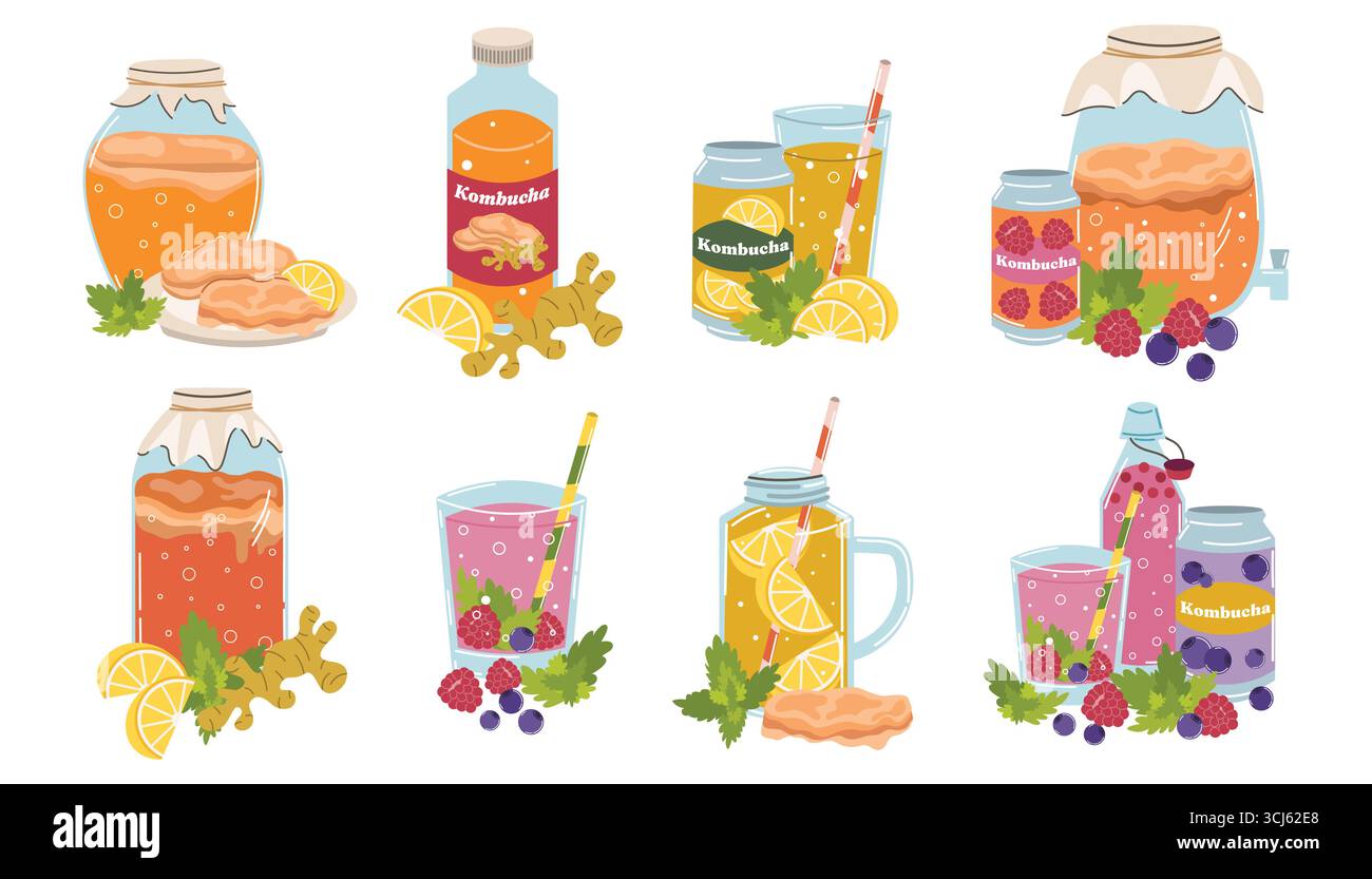 Composition healthy ginger juice Stock Vector Images - Alamy