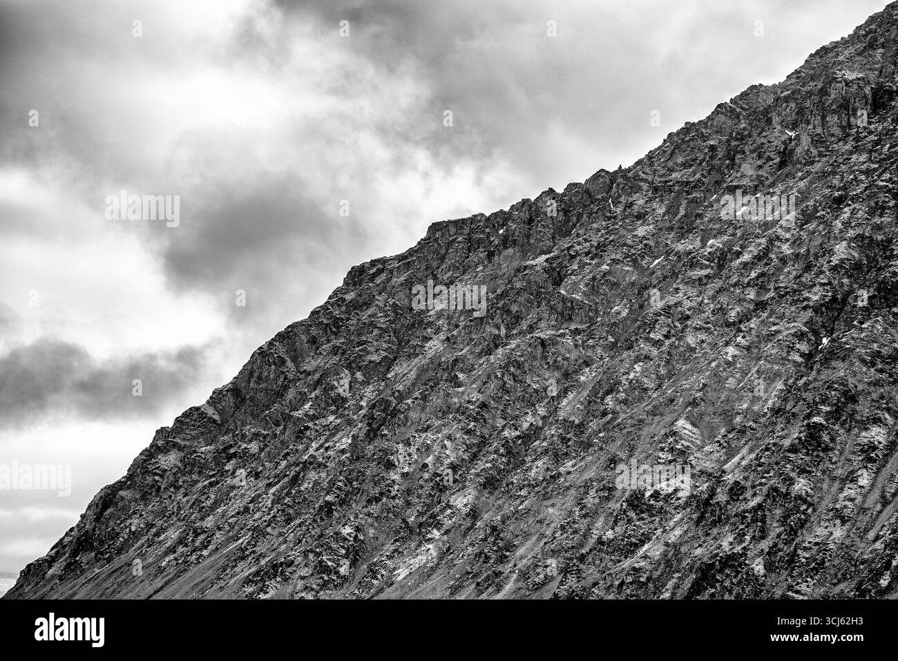 Coast scenery svalbard norway Black and White Stock Photos & Images - Alamy