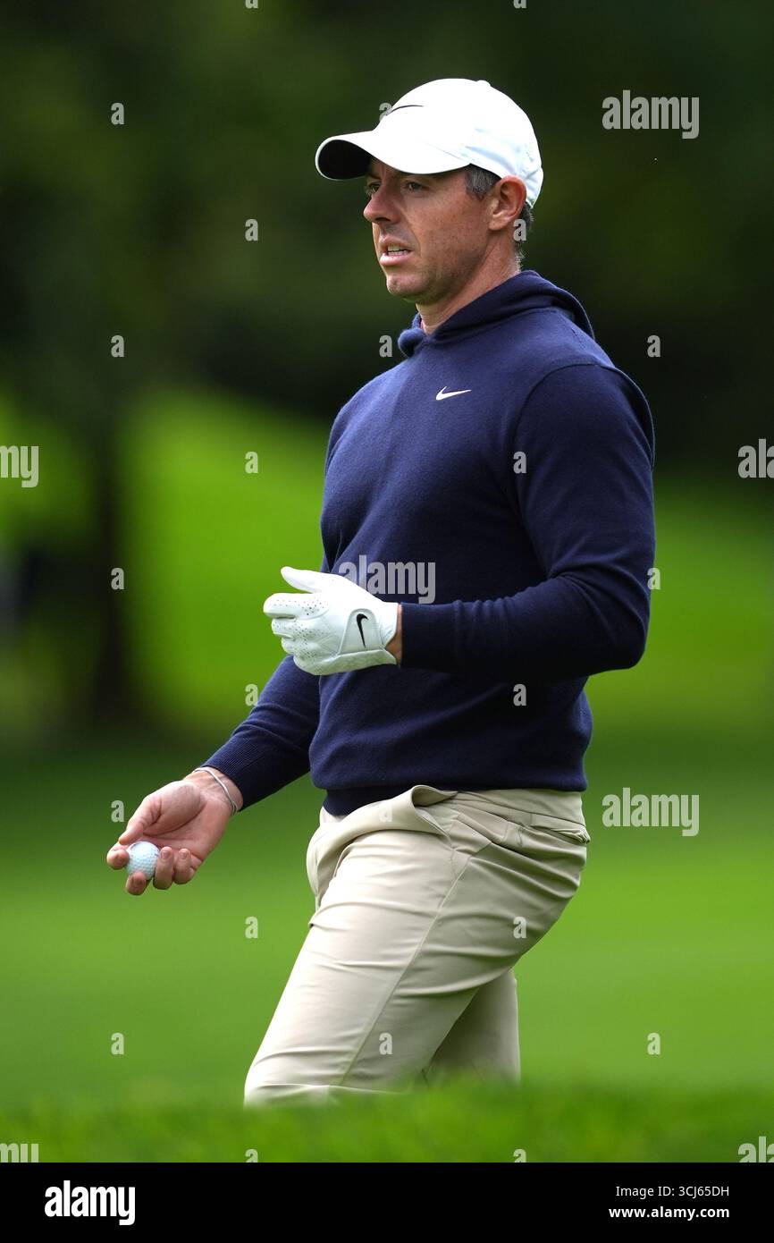 Northern Ireland's Rory McIlroy on the 4th fairway on day two of the ...