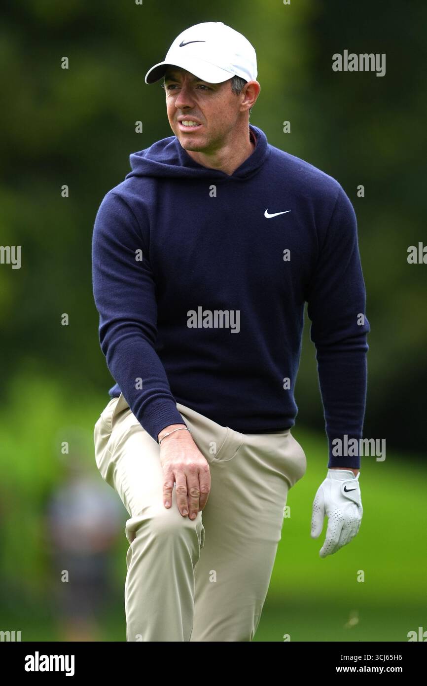 Northern Ireland's Rory McIlroy on the 4th fairway on day two of the ...