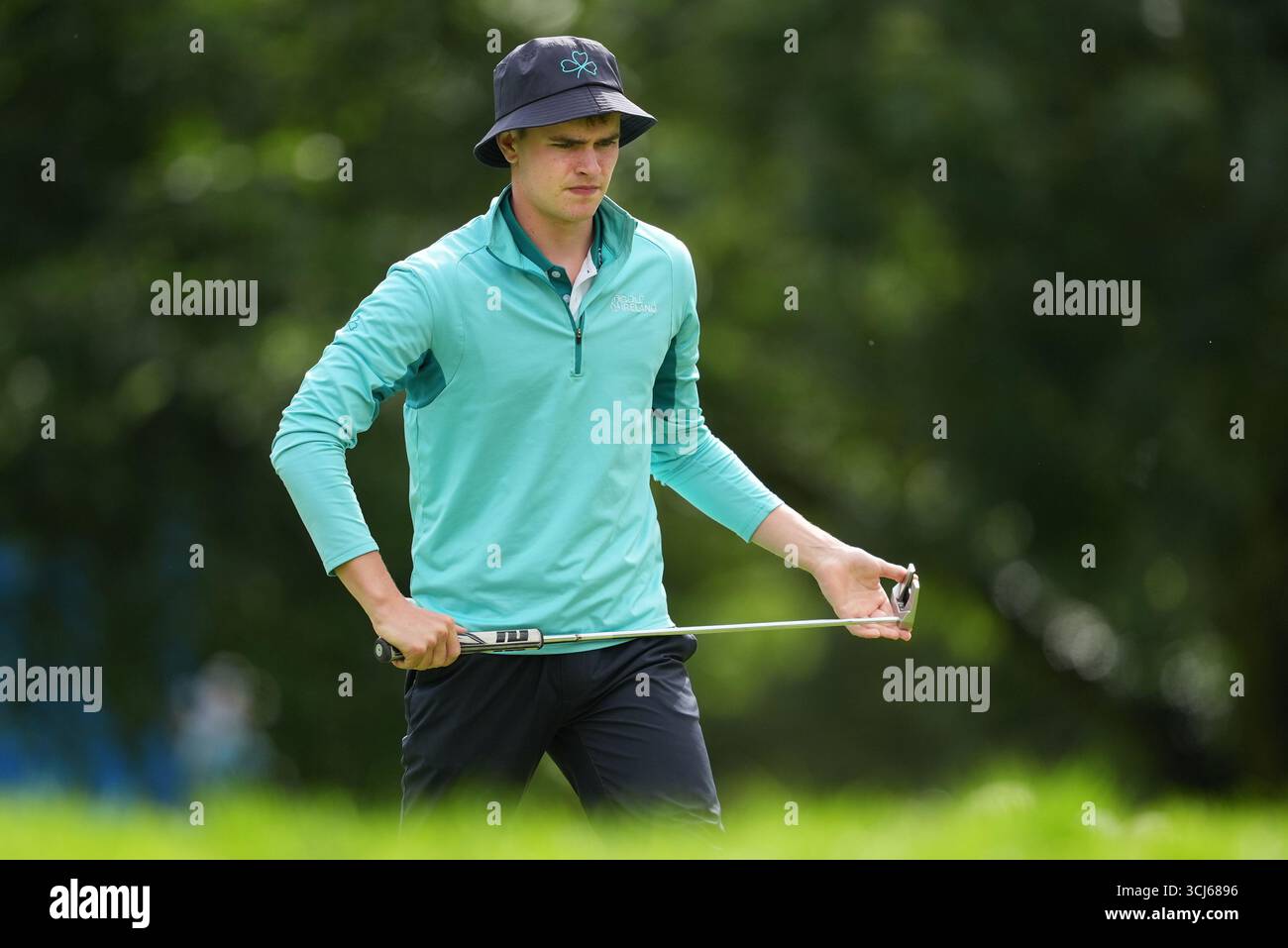 Ireland's John Doyle on the 3rd tee on day two of the 2025 Amgen Irish ...