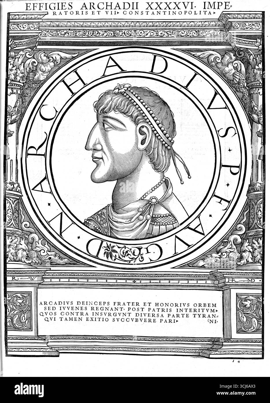 Flavius Arcadius, Arkadios, (born around 377 in Hispania, died May 1 ...