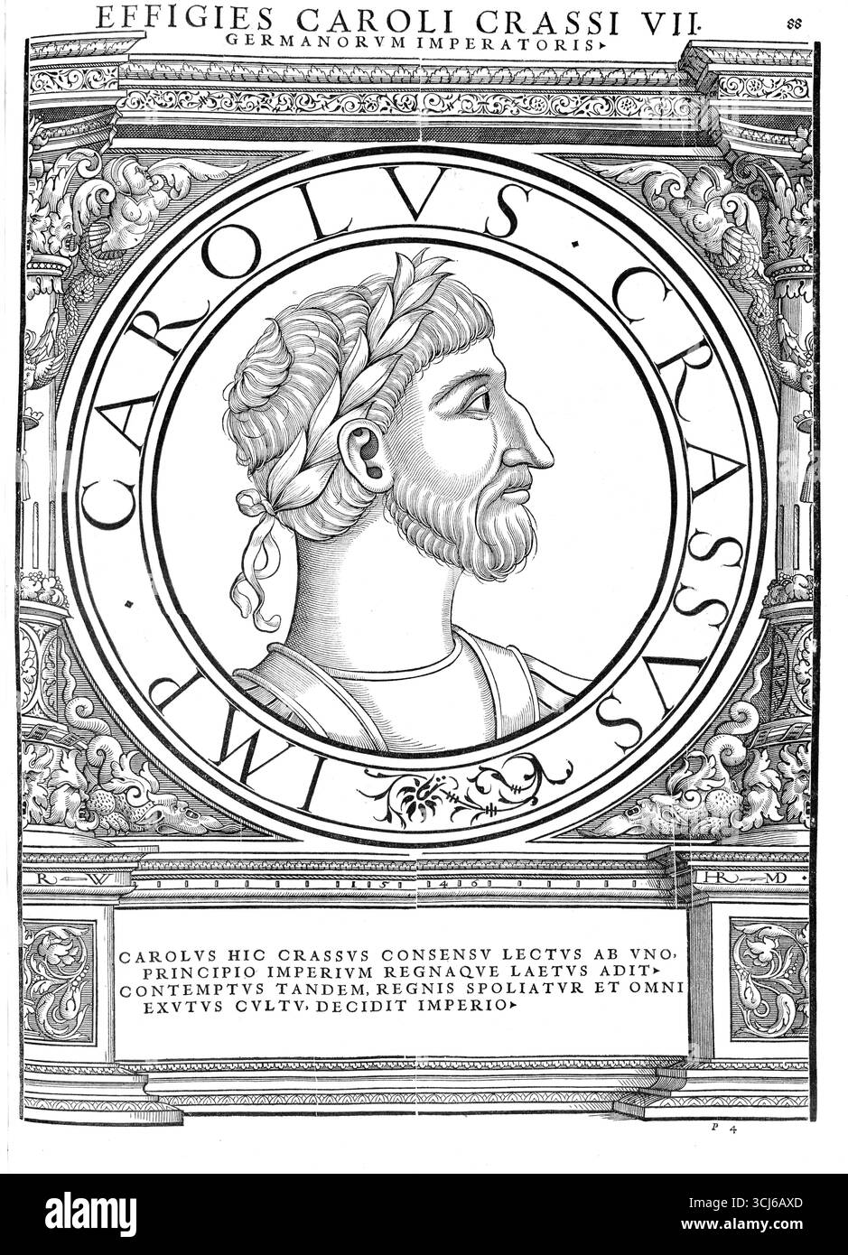 Charles III (born 839, died 12 January 888 in Neudingen) from the noble ...