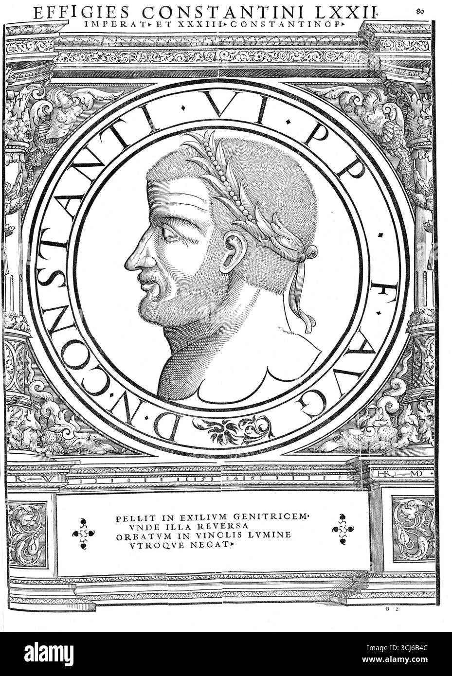 Constantine VI (born around 771, died between 797 and 805 in ...