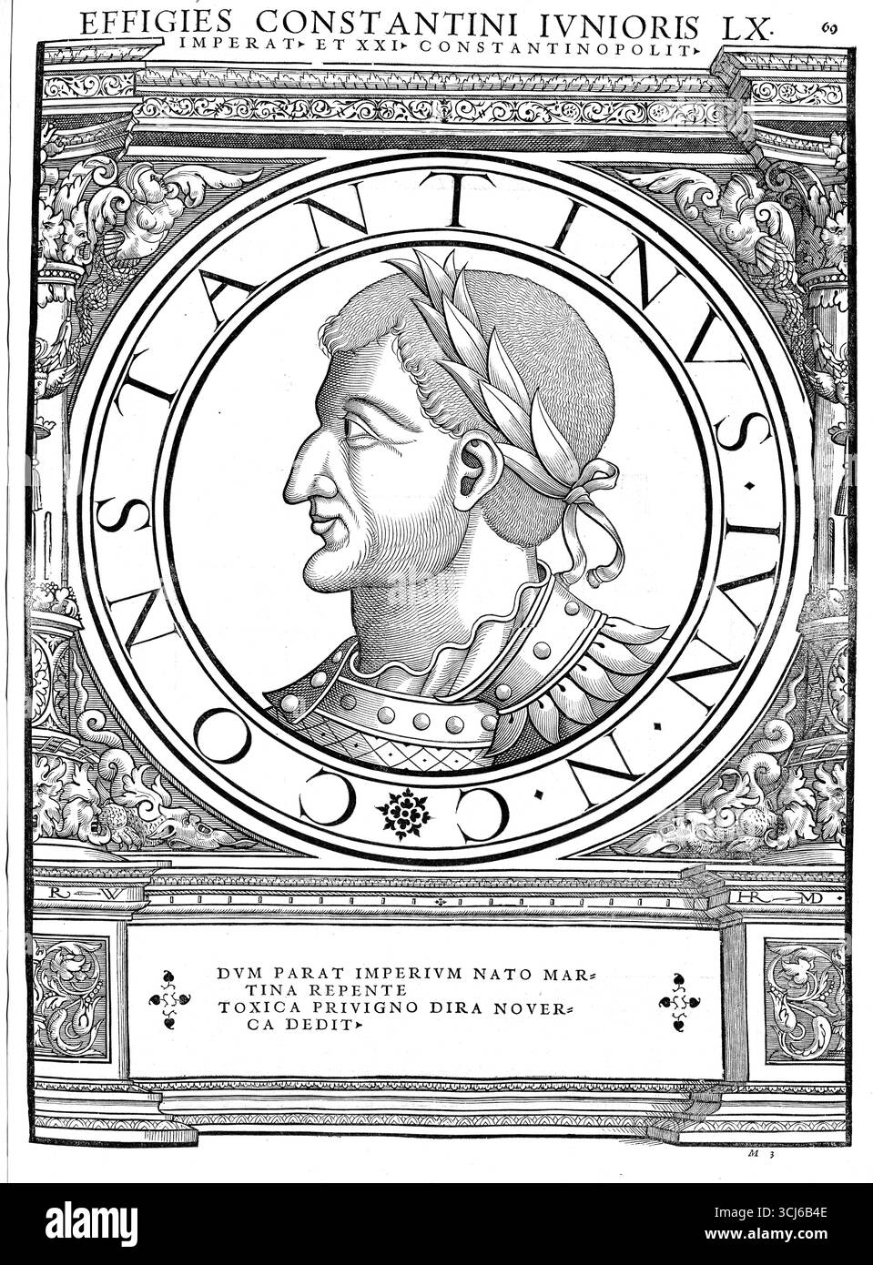 Constantine IV (born around 650, died 685), Latin Flavius Constantinus ...