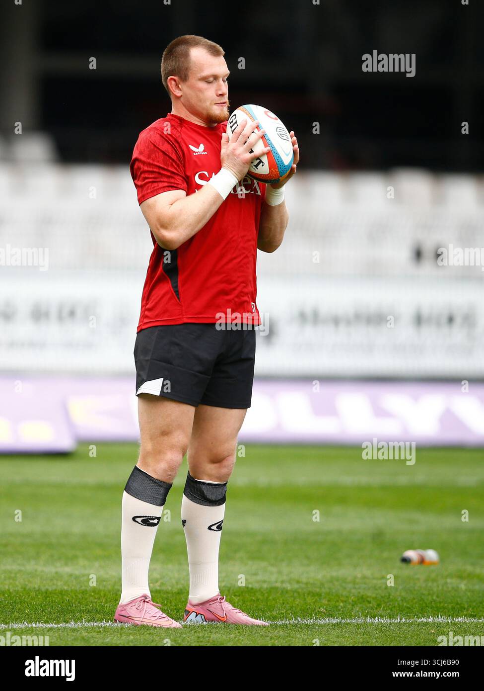 Nick Tompkins of Saracens Rugby during the Friendly Game match between ...