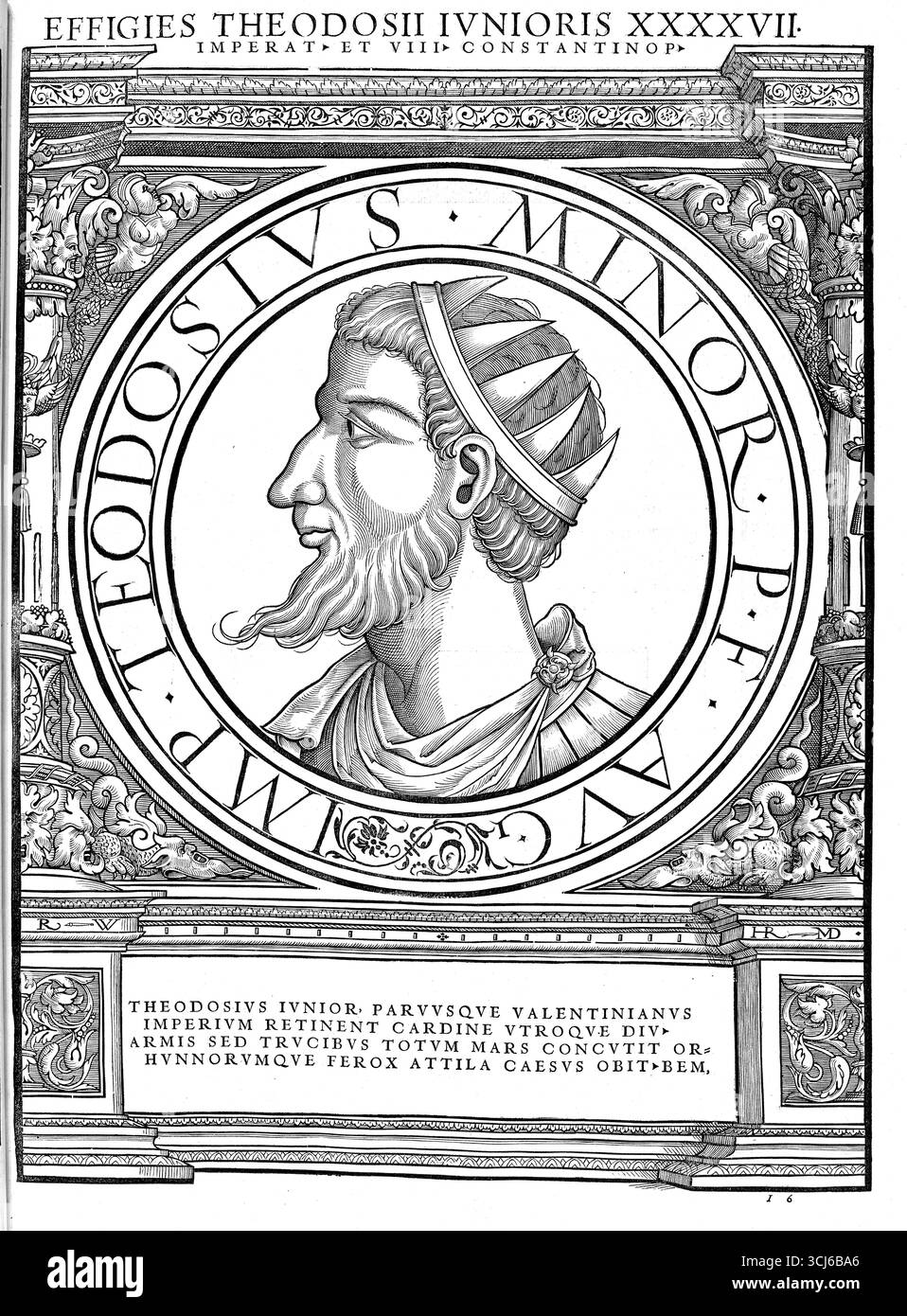 Theodosius II (born 10 April 401 in Constantinople, died 28 July 450 ...