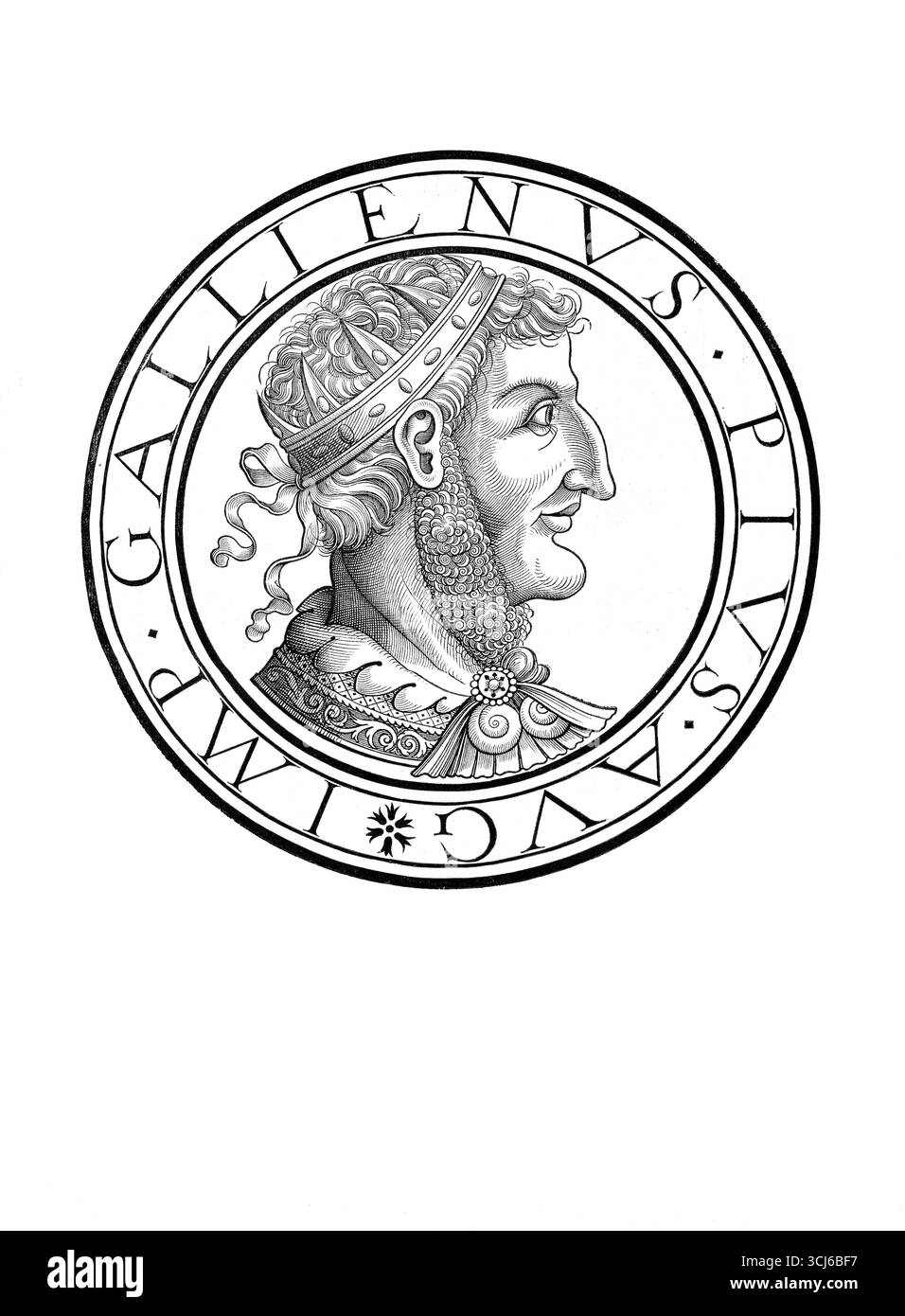 Publius Licinius Egnatius Gallienus (born around 218, died 268), or ...