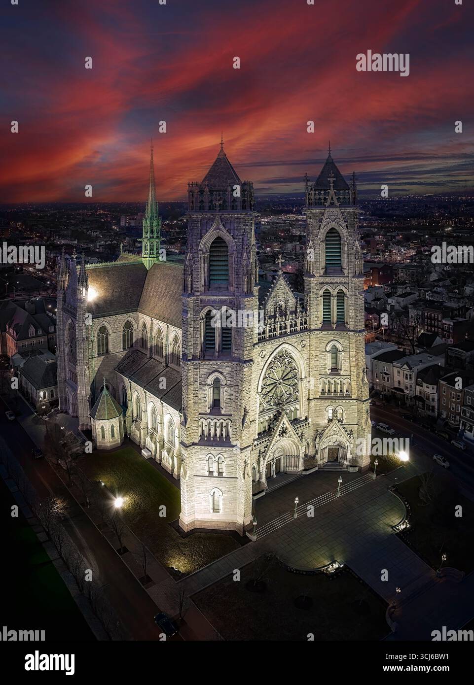 Cathedral Basilica of the Sacred Heart Stock Photo - Alamy