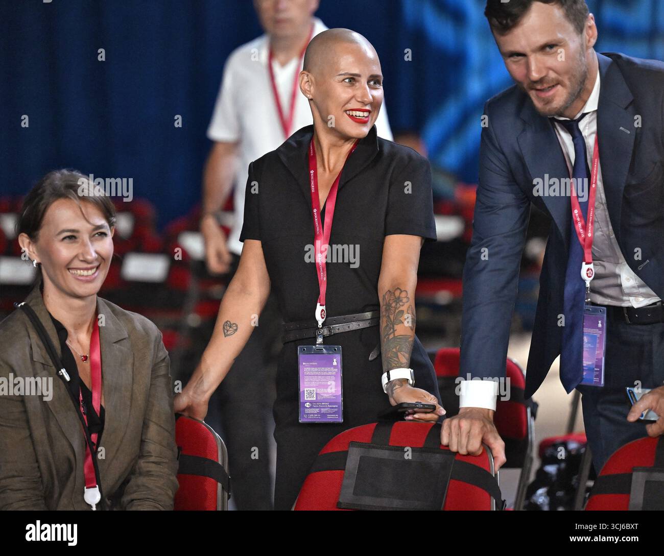 Forum participants before the plenary session. Credit: Dmitry Azarov ...