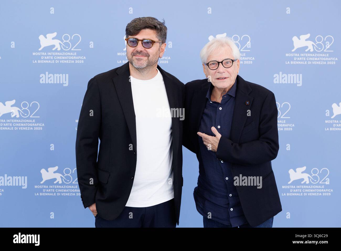 Toni D'Angelo and Nino D'Angelo attend the "Nino. 18 Giorni" photocall ...