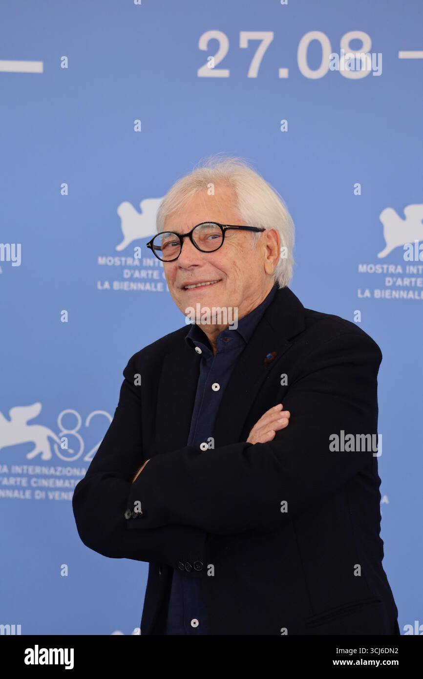 Venice, Italy, 5th September, 2025. Nino D'Angelo at the photo call for ...