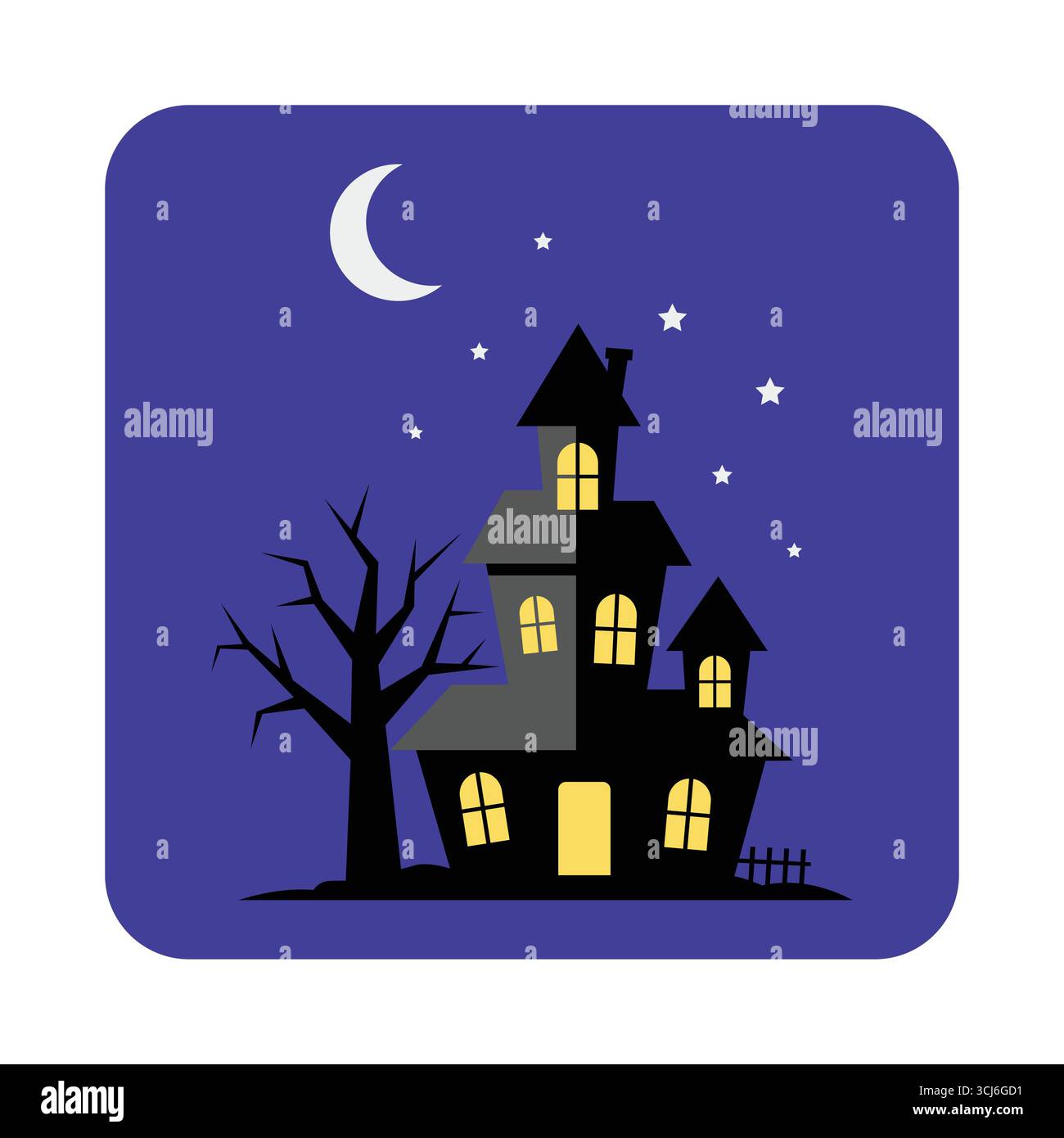 Eerie house Cut Out Stock Images & Pictures - Alamy