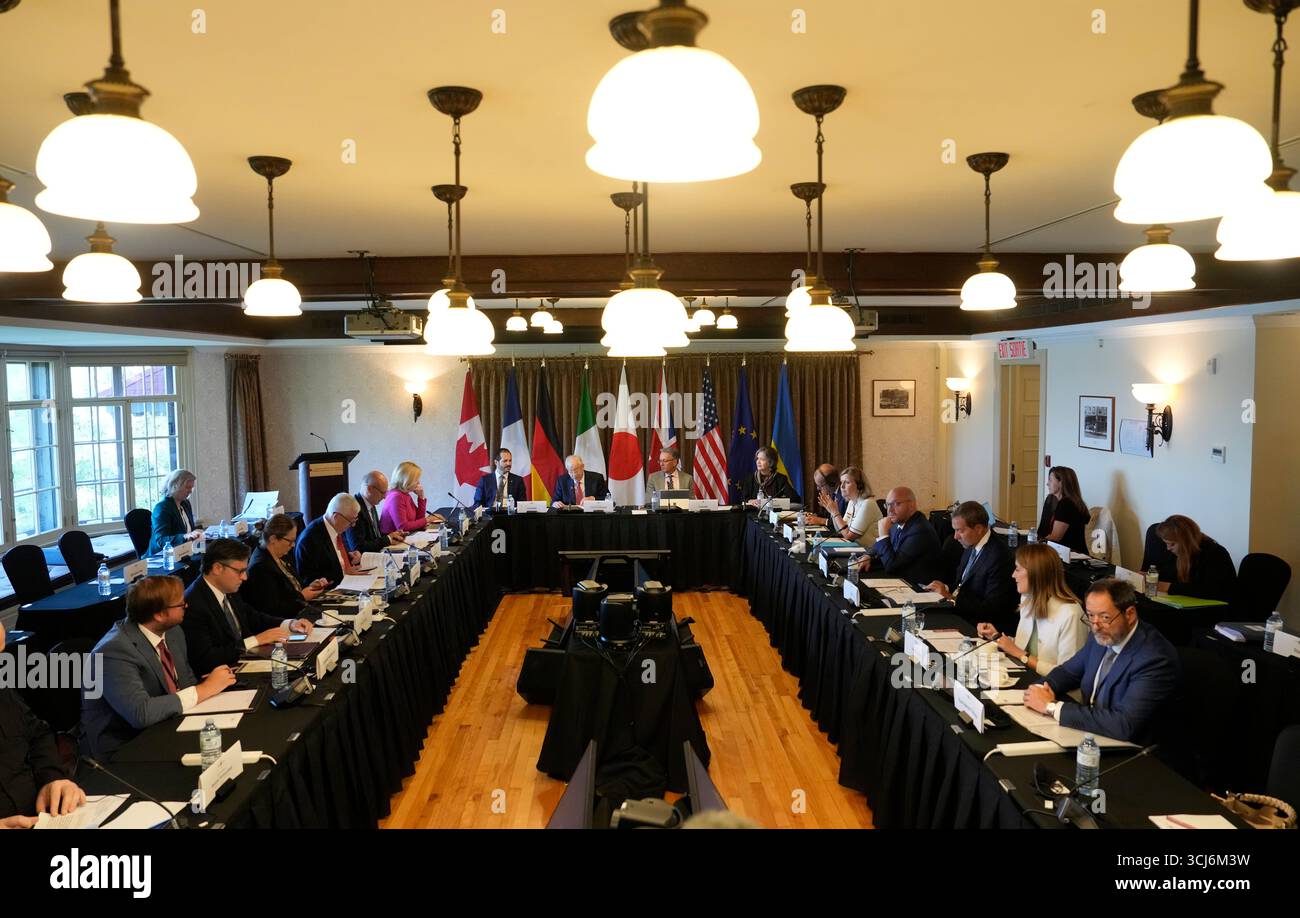 House of Commons Speaker Francis Scarpaleggia hosts colleagues from the ...