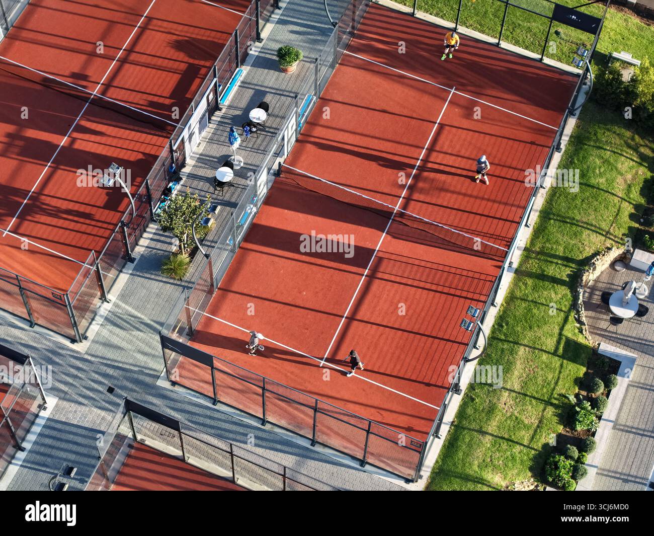 Aerial padel courts hi-res stock photography and images - Alamy