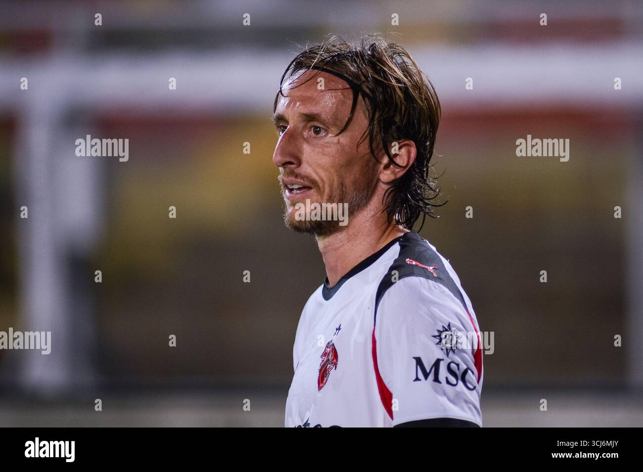 LECCE, ITALY - AUGUST 29: Luka Modric of AC Milan during the Serie A ...