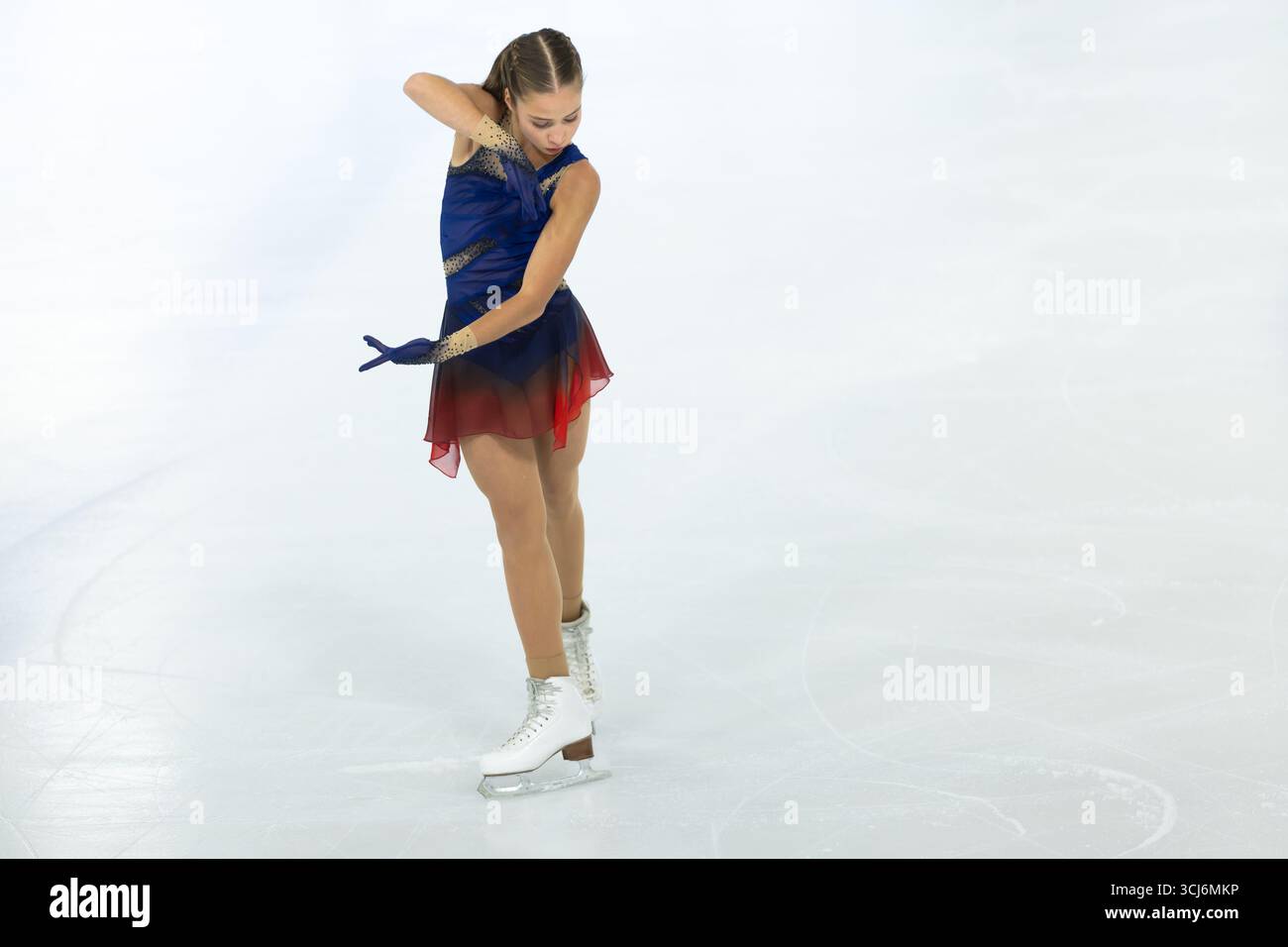Elina GOIDINA (Est) during ISU Junior Grand Prix of Figure Skating ...