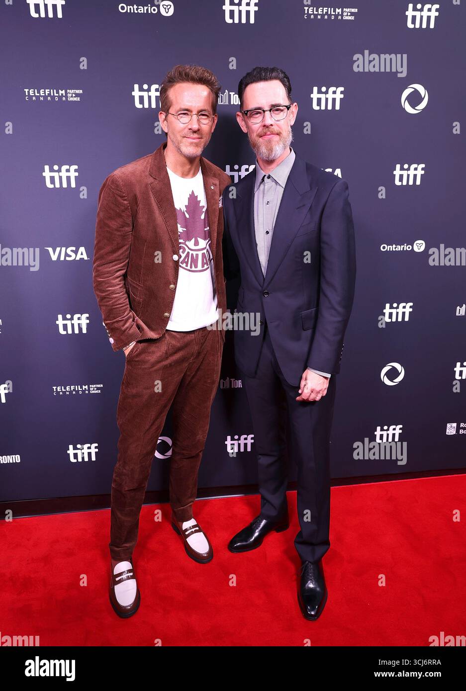 Ryan Reynolds, Colin Hanks attend the 2025 Toronto International Film ...