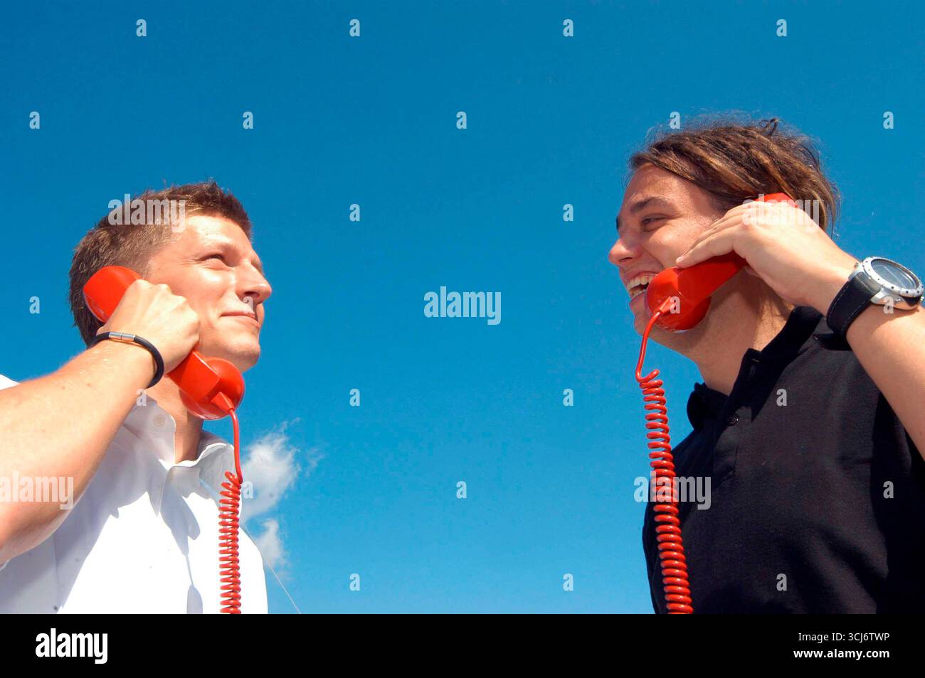 a vintage landline telephone for calling, retro phone set on a table a ...