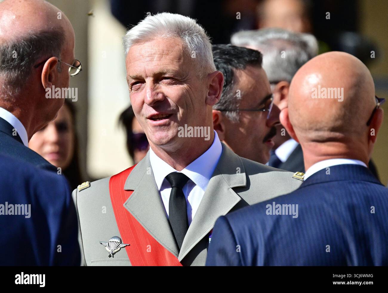 Guest at Farewell to Arms Ceremony for Army General Thierry Burkhard ...