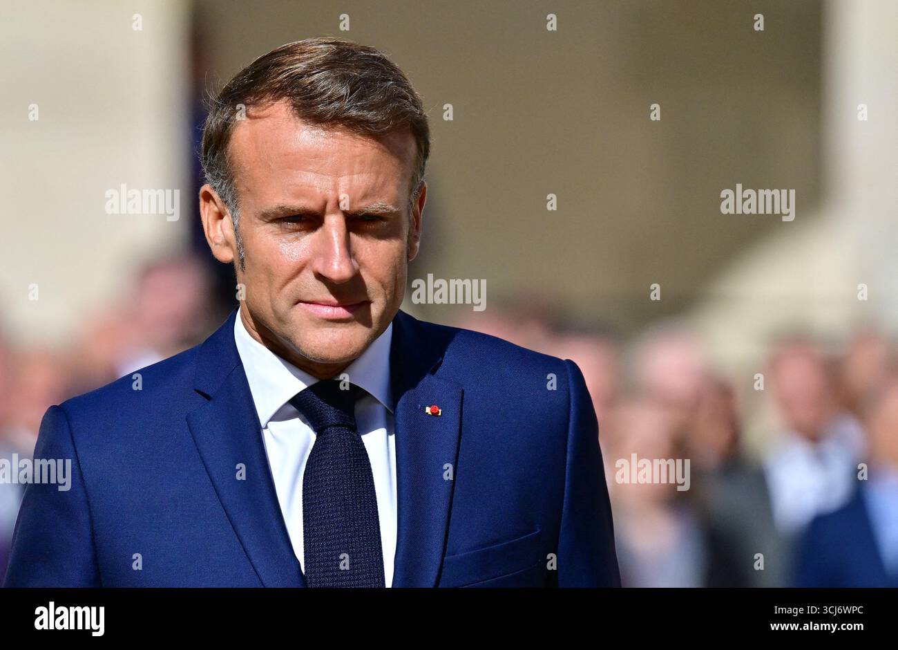 Emmanuel Macron (President of the French Republic) at Farewell to Arms ...