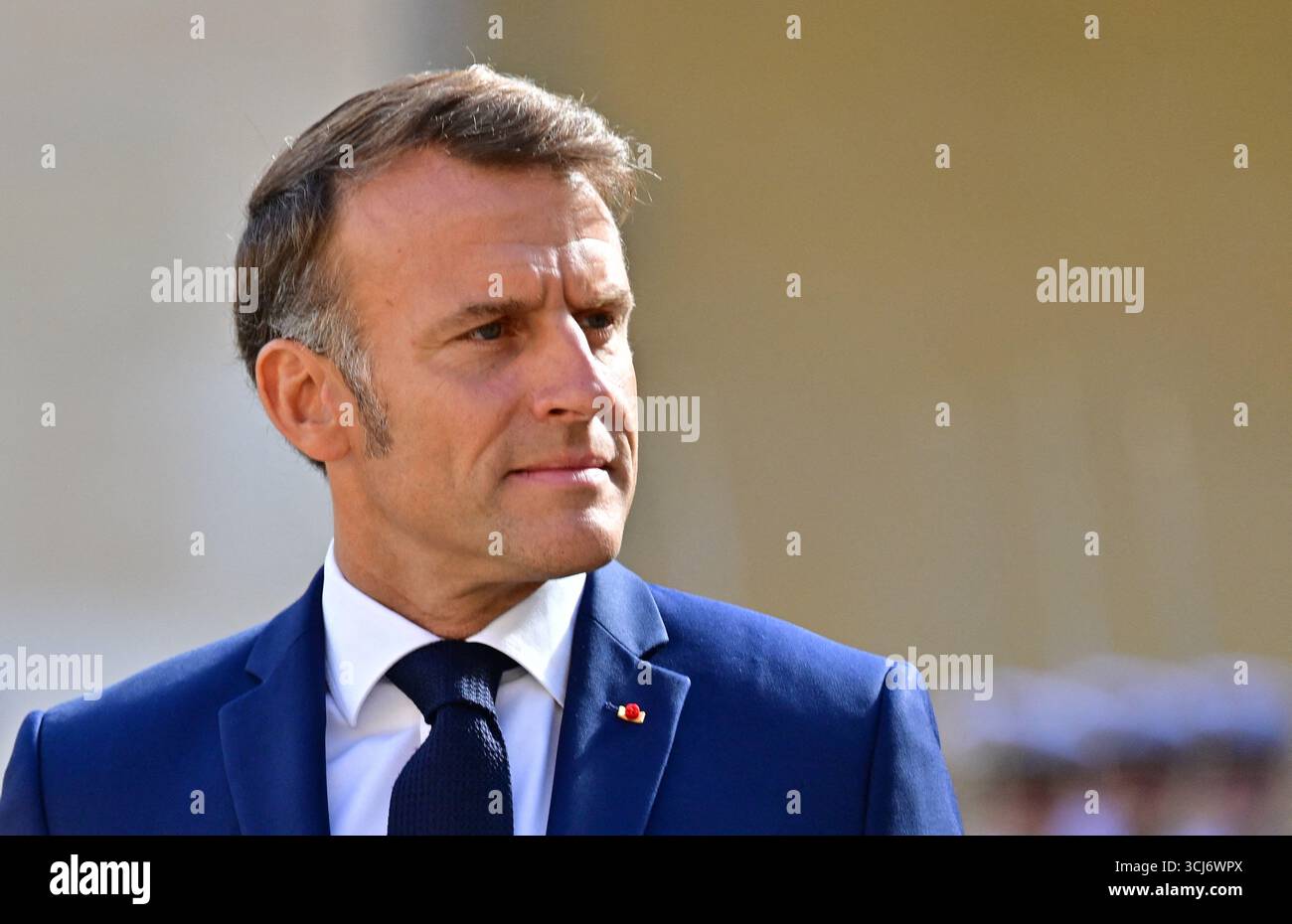 Emmanuel Macron (President of the French Republic) at Farewell to Arms ...