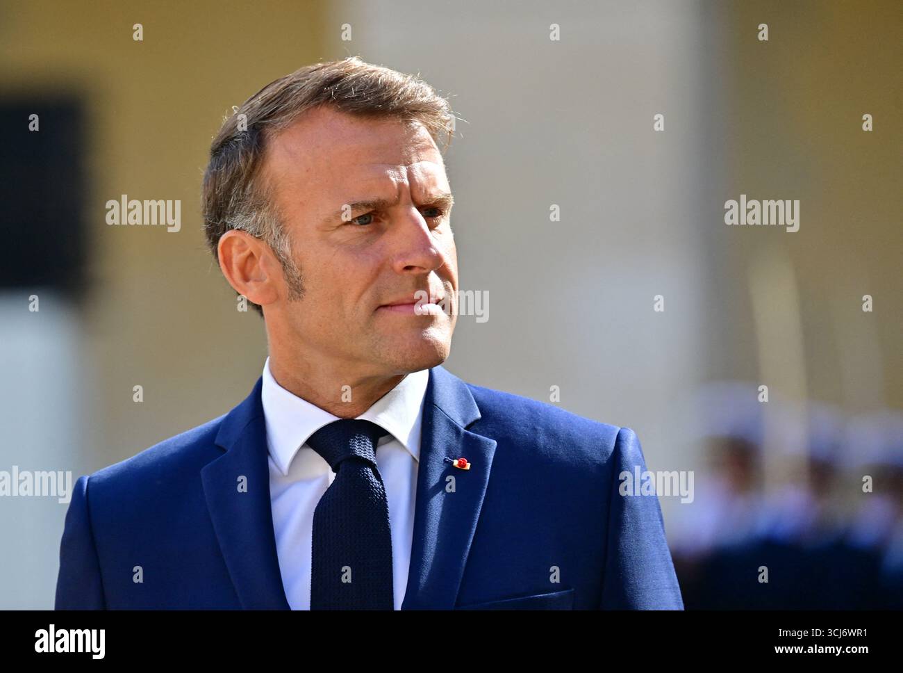 Emmanuel Macron (President of the French Republic) at Farewell to Arms ...
