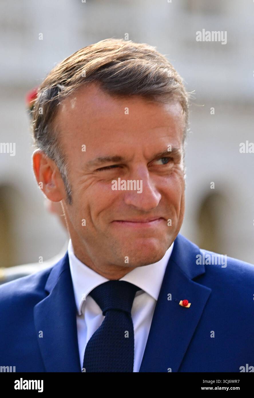 Emmanuel Macron (President of the French Republic) at Farewell to Arms ...