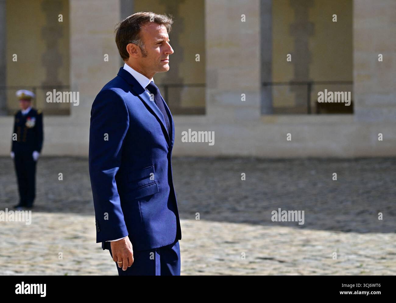 Emmanuel Macron (President of the French Republic) at Farewell to Arms ...