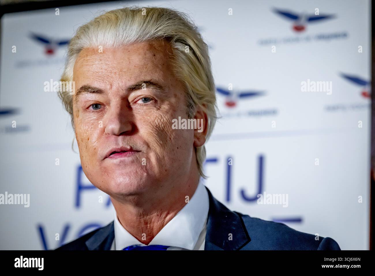 VENLO - PVV leader Geert Wilders kicks off his election campaign in ...