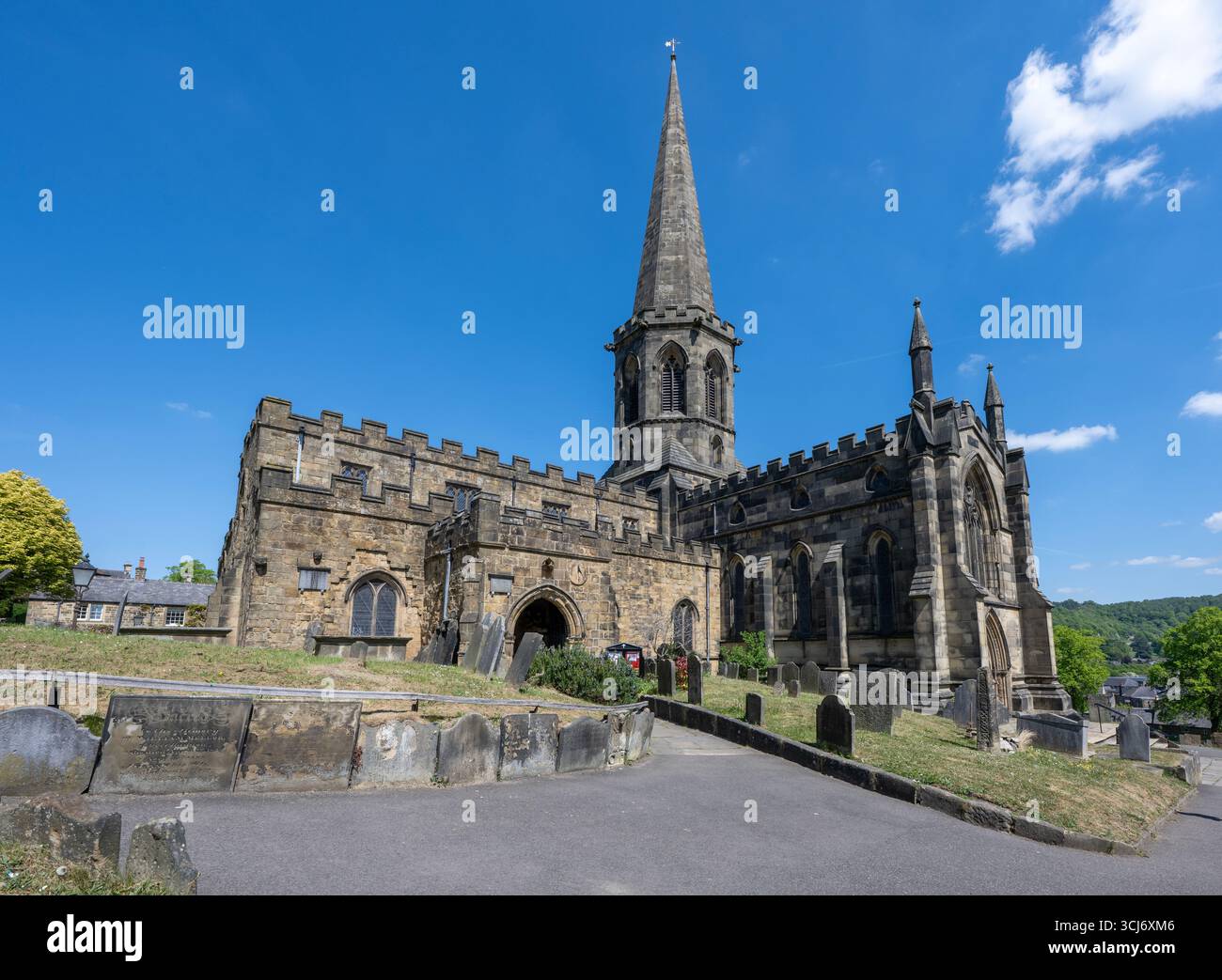 All Saints' Church - parish church of Bakewell, Derbyshire, England, UK ...