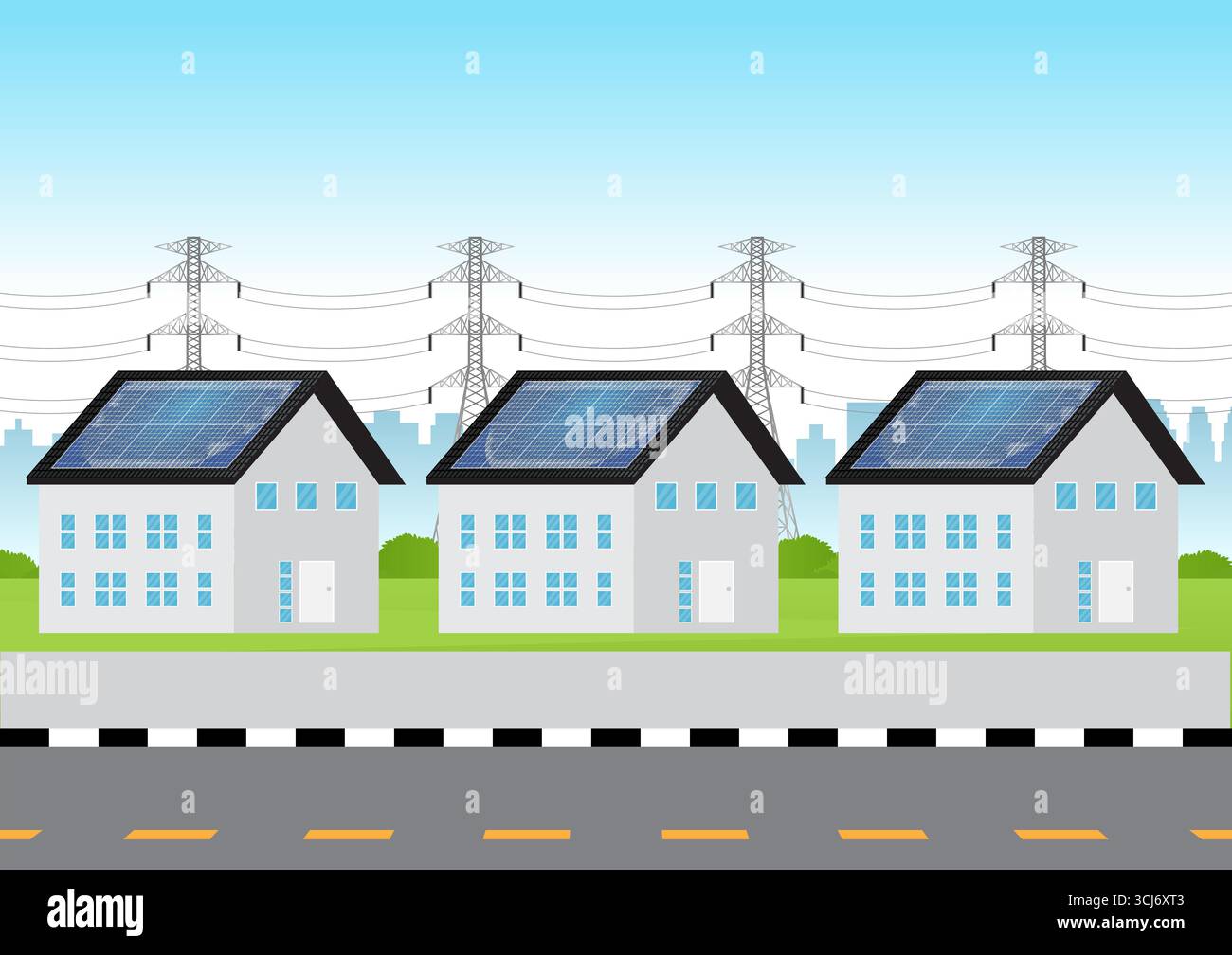 Sustainable power sources Stock Vector Images - Alamy