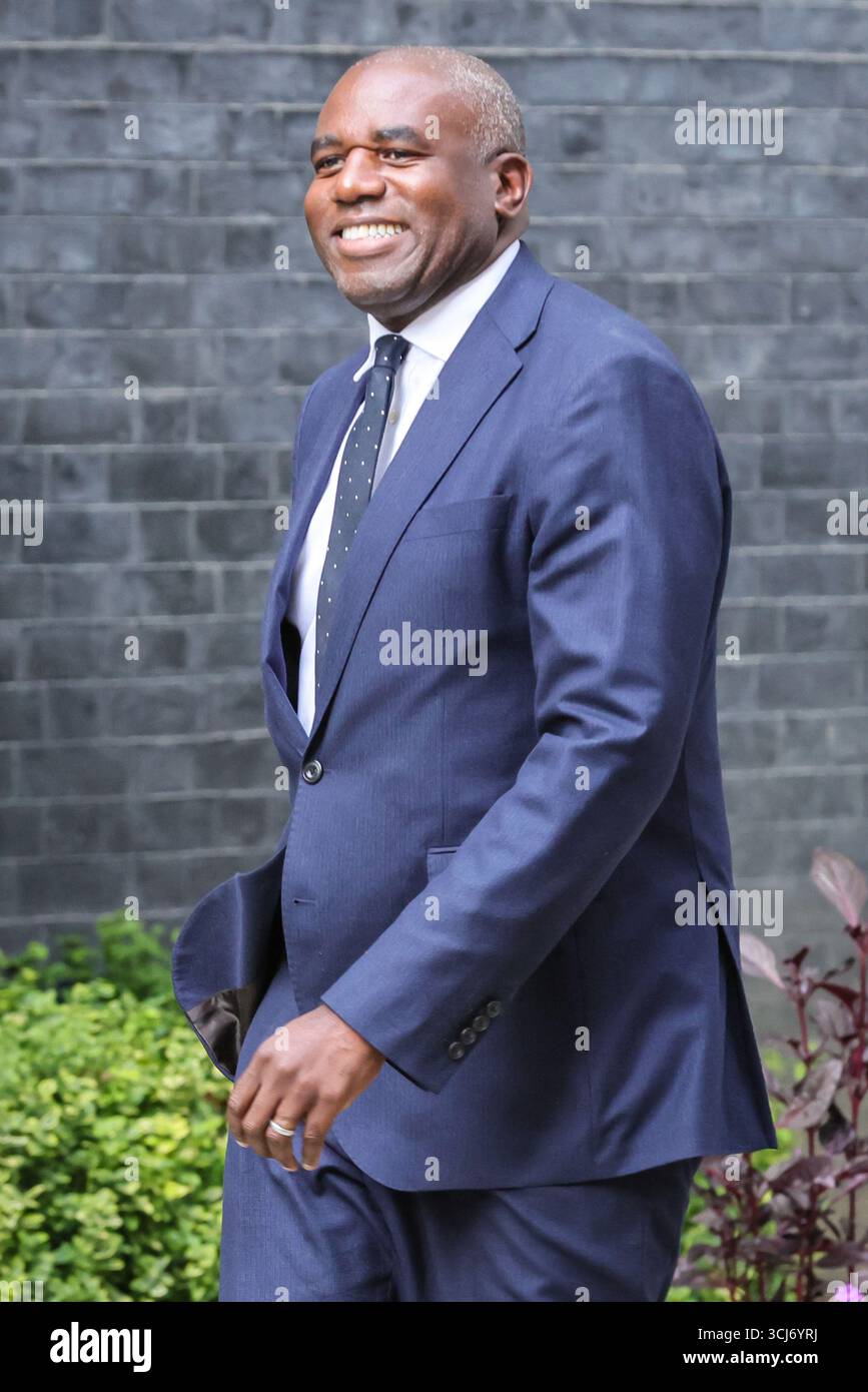 London, UK, 05th Sep 2025. David Lammy, newly appointed Deputy Prime Minister and Justice ...