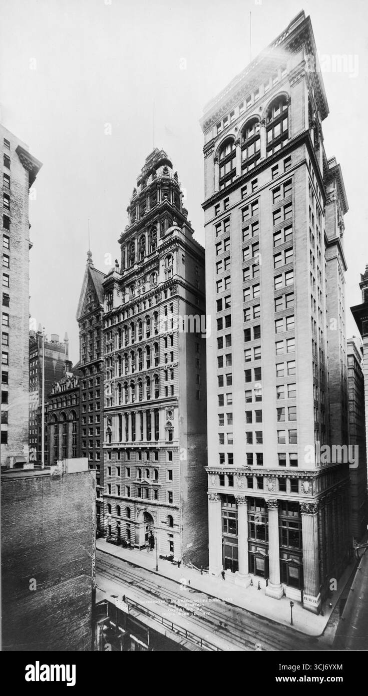 Knickerbocker Trust & Manhattan Life Buildings, 60 & 66 Broadway , 1912 ...