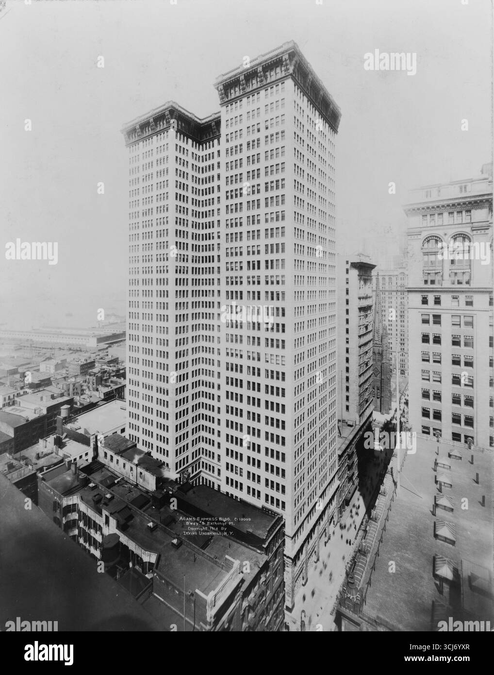 Adams Express Building Broadway corner Exchange Place, 1914. Archive ...