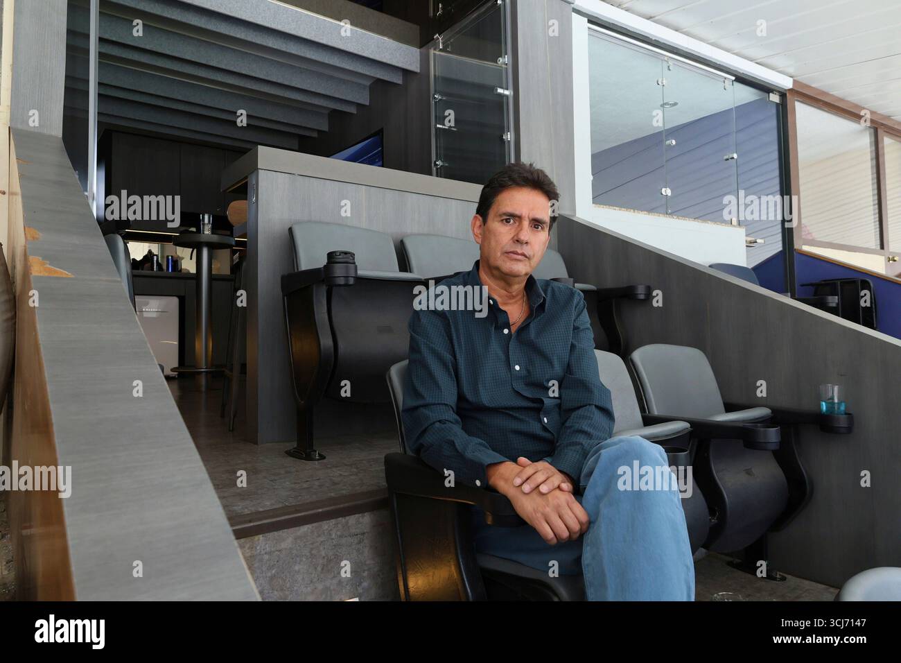 FILE - Roberto Ruano, the secretary of an association of box owners ...