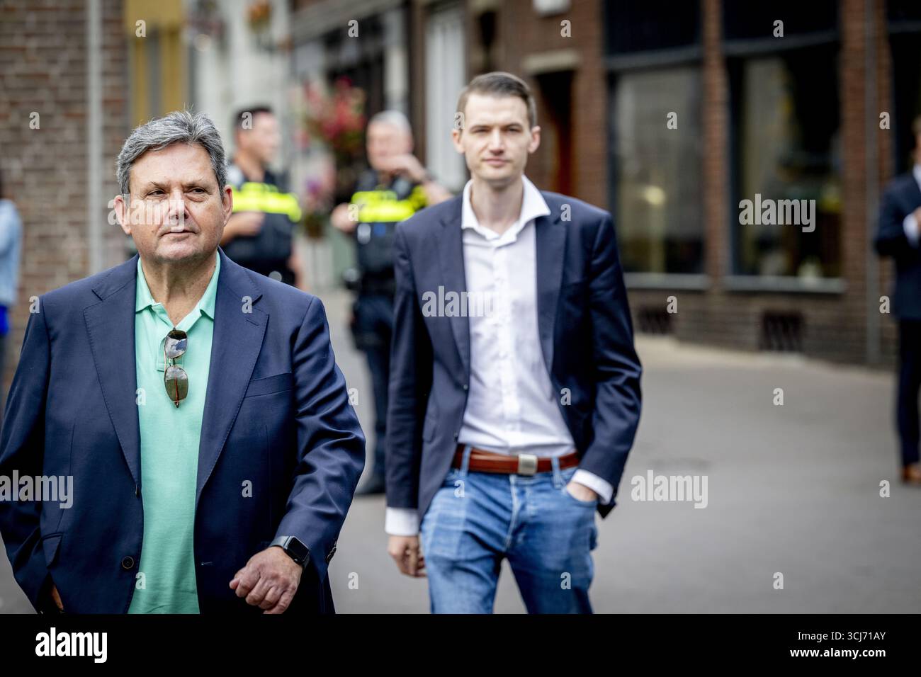 VENLO - Chris Jansen kicks off his election campaign in Venlo. ANP ...