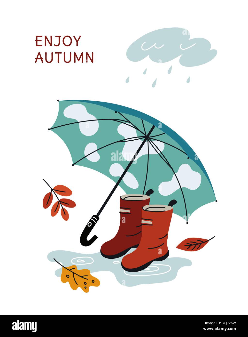 Puddle in park outdoor Stock Vector Images - Alamy