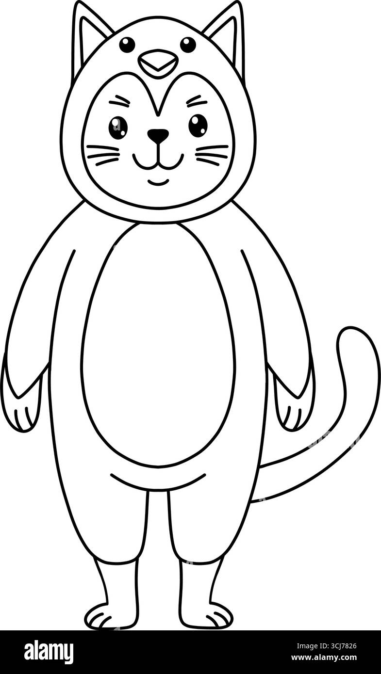 Black cat in simple Black and White Stock Photos & Images - Alamy