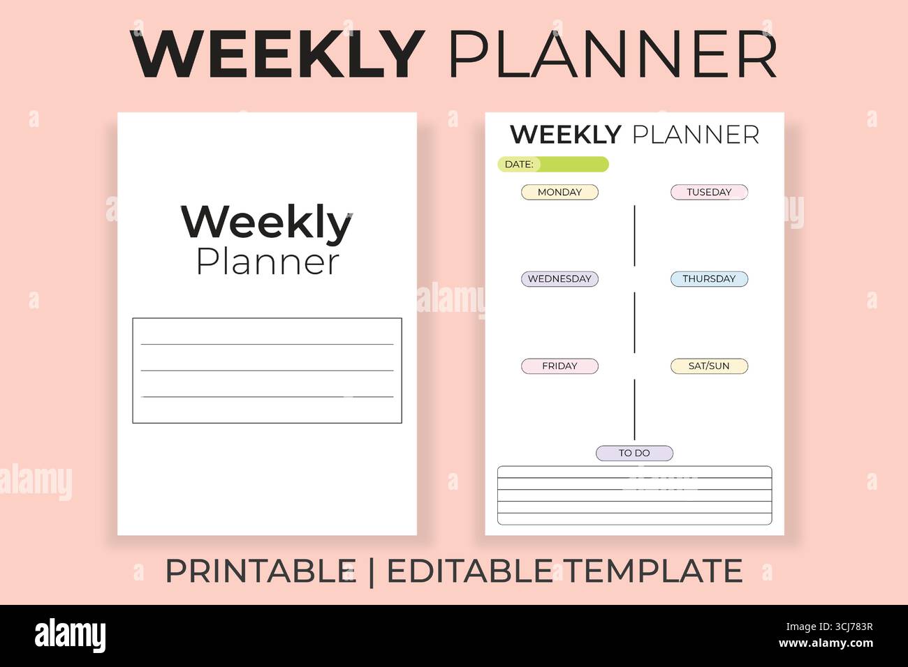 Printable diary Stock Vector Images - Alamy