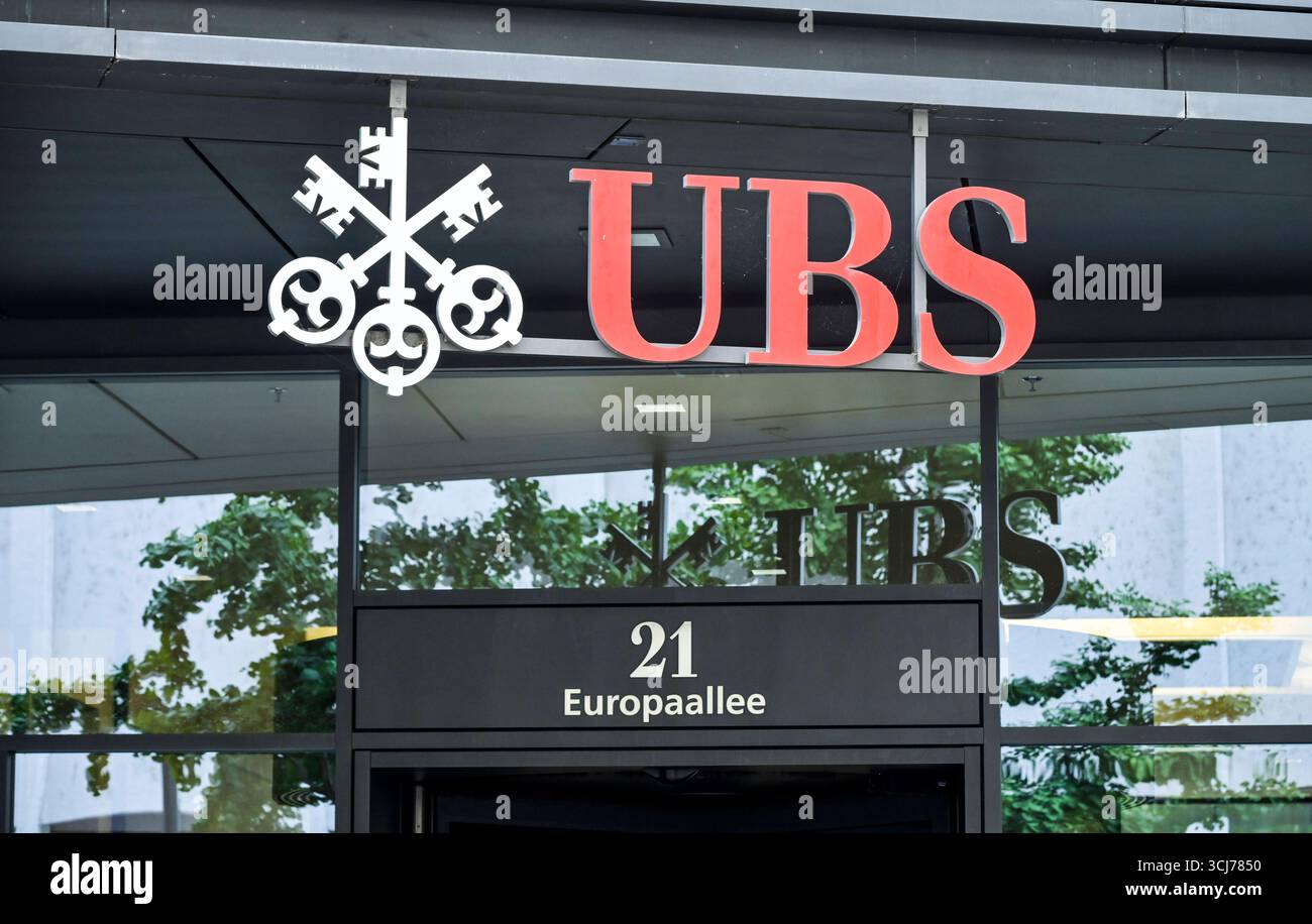 UBS Bank, Filiale, Stadteil Quartier Europallee, Zürich, Schweiz ...