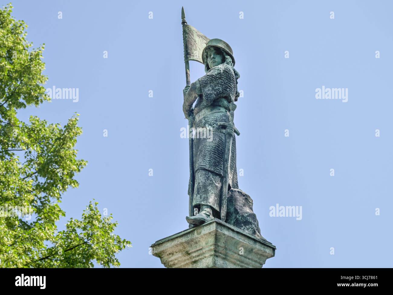 Brunnen, Die tapferen Zürcherinnen von 1292, Park Lindenhof, Zürich ...