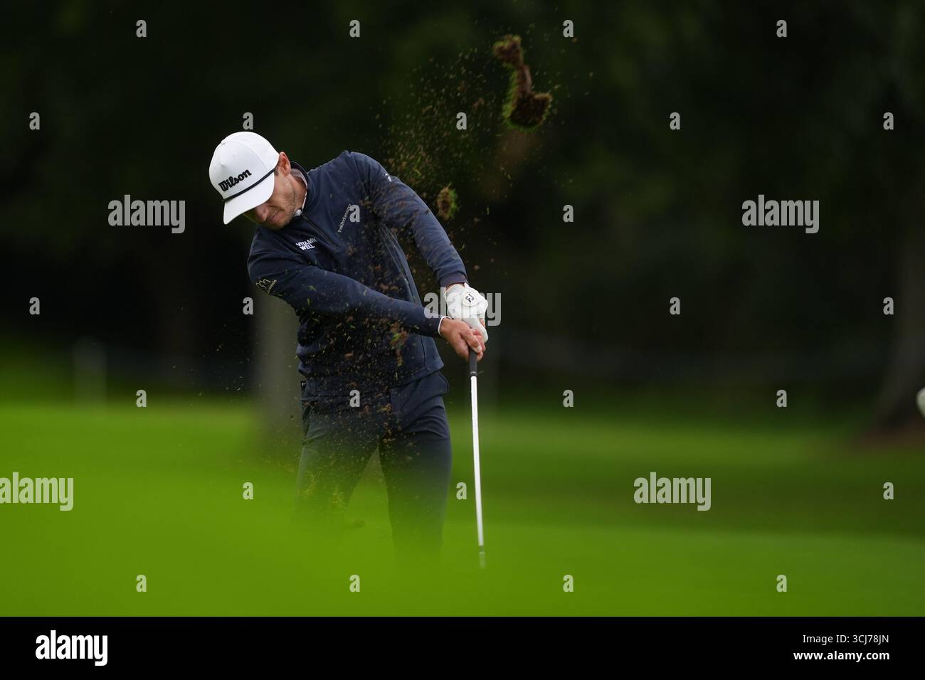 Sweden's Joakim Lagergren on day two of the 2025 Amgen Irish Open at ...