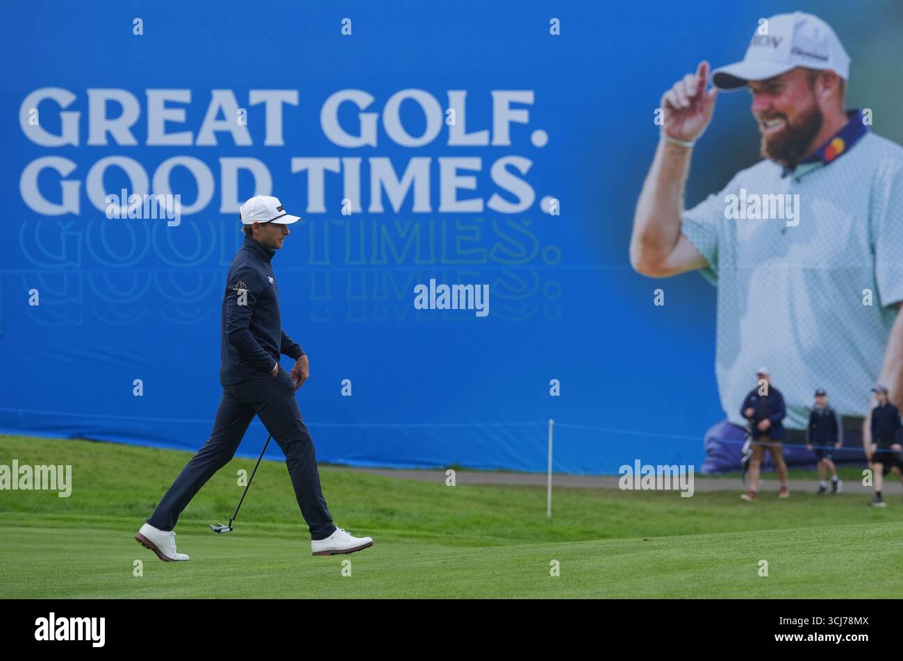 Sweden's Joakim Lagergren on day two of the 2025 Amgen Irish Open at ...