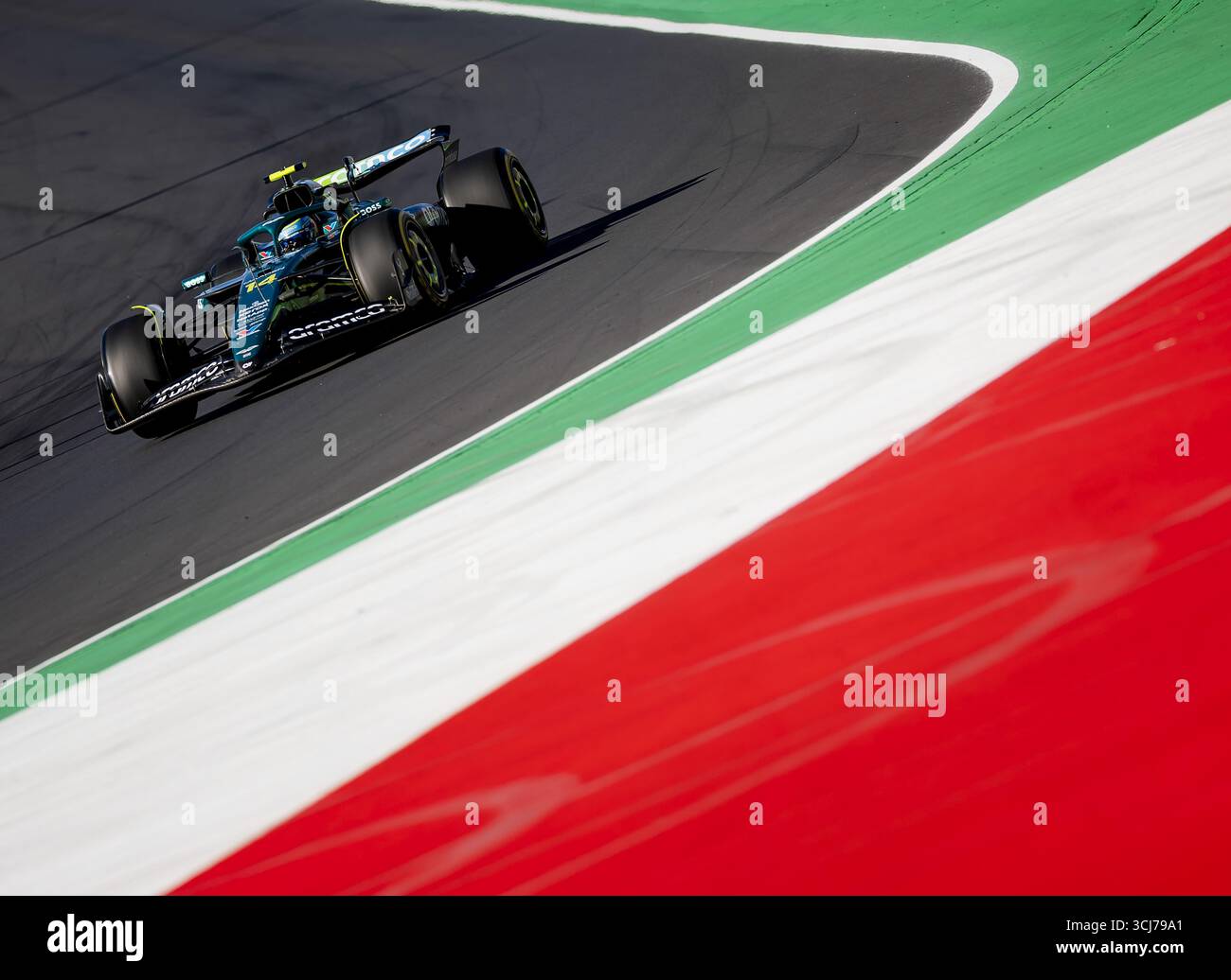 MONZA - Fernando Alonso (Aston Martin) during the second free practice ...